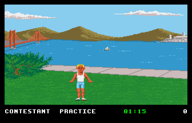 Screenshot of California Games (Apple IIgs, 1987) - MobyGames