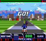 Screenshot of Test Drive: Cycles (Game Boy Color, 2000) - MobyGames