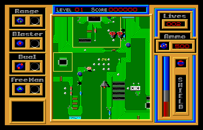 Screenshot of Cosmocade: The Arcade of Tomorrow (Apple IIgs, 1990 ...