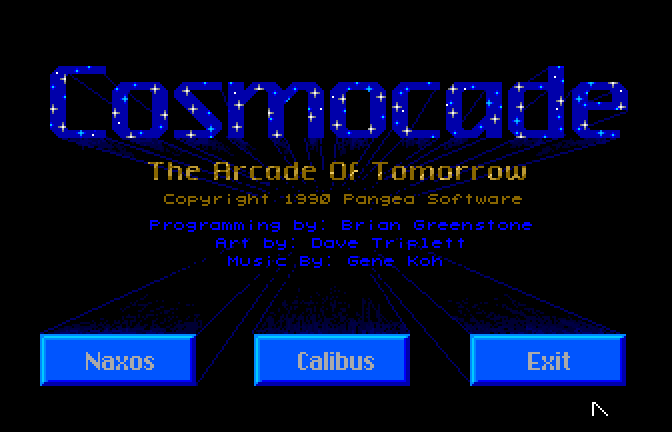 Cosmocade: The Arcade of Tomorrow (1990) - MobyGames
