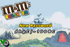 Screenshot of M&M's Break' Em (Game Boy Advance, 2007) - MobyGames