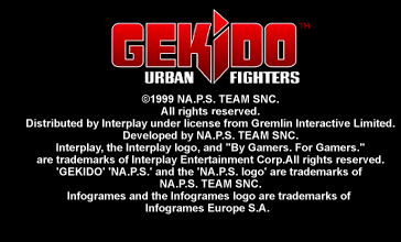 Screenshot of Gekido (PlayStation, 2000) - MobyGames