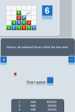 Screenshot of Logic Cubes: The Logic Game Compilation (Nintendo DS ...