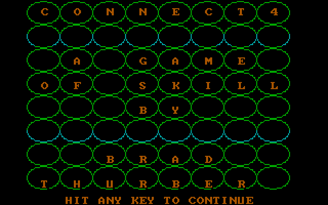 Connect4 Attributes, Tech Specs, Ratings - MobyGames