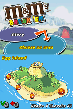 Screenshot of M&M's Break' Em (Nintendo DS, 2007) - MobyGames