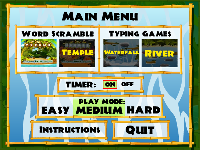 Screenshot of Word Island (Windows, 2005) - MobyGames