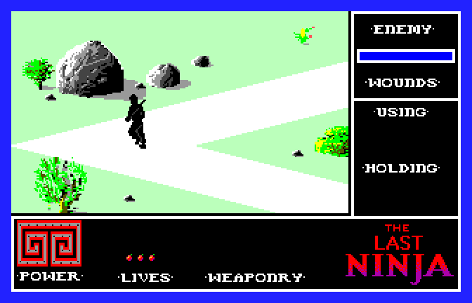 Screenshot of The Last Ninja (Apple IIgs, 1987) - MobyGames