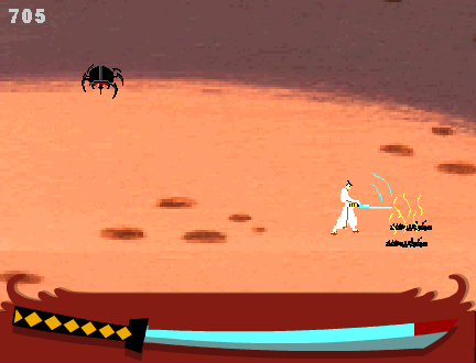 Screenshot of Samurai Jack: Path of Destiny (Browser, 2001) - MobyGames