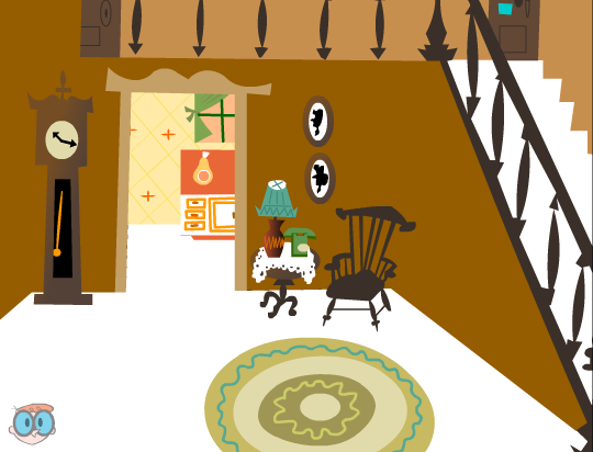 Screenshot of Dexter's Laboratory: Runaway Robot (Browser, 2002 ...