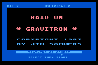 Raid on Gravitron (1983) - MobyGames