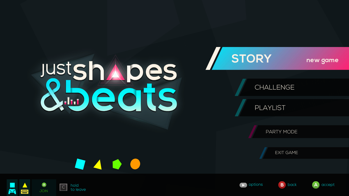 Screenshot of Just Shapes & Beats (Windows, 2018) - MobyGames