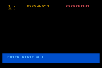 Screenshot of Codecracker (Atari 8-bit, 1981) - MobyGames