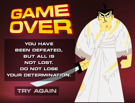 Screenshot of Samurai Jack in Desert Quest (Browser, 2002) - MobyGames