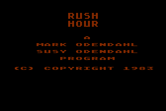 Rush Hour (1983) - MobyGames