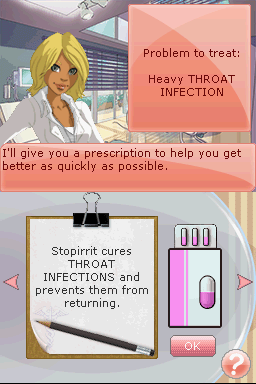 Screenshot of Imagine: Family Doctor (Nintendo DS, 2009) - MobyGames