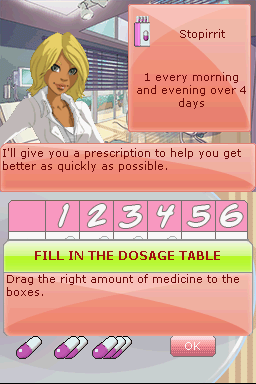 Screenshot of Imagine: Family Doctor (Nintendo DS, 2009) - MobyGames