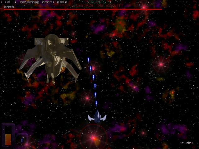 Screenshot of 3D Space Fighter (DOS, 1999) - MobyGames