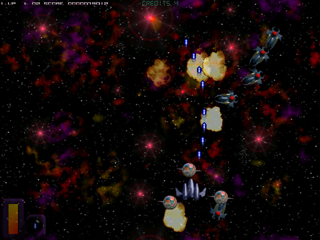 Screenshot of 3D Space Fighter (DOS, 1999) - MobyGames