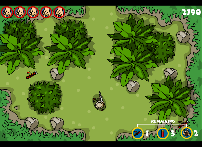 Screenshot of Watch out behind you hunter! (Browser, 2002) - MobyGames