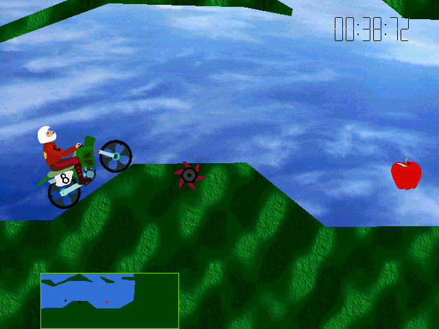 Screenshot of Action SuperCross (DOS, 1997) - MobyGames