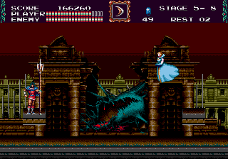 Screenshot of Castlevania: Bloodlines (Genesis, 1994) - MobyGames
