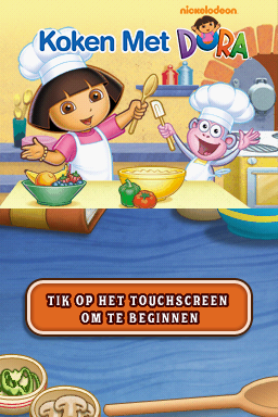 Screenshot of Dora's Cooking Club (Nintendo DS, 2010) - MobyGames