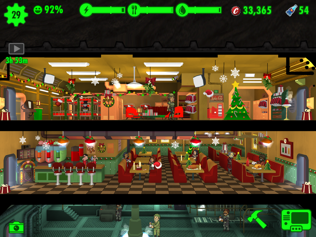Screenshot of Fallout Shelter (iPad, 2015) - MobyGames