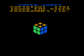 Super Cubes and Tilt (1981) - MobyGames