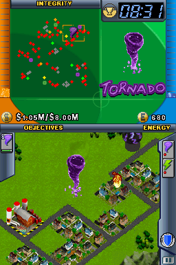 Screenshot of Elements of Destruction (Nintendo DS, 2007) - MobyGames