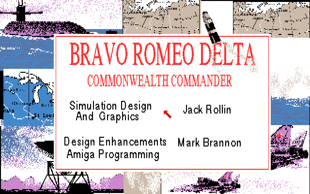 Screenshot of Bravo Romeo Delta (Amiga, 1992) - MobyGames