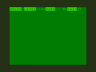Screenshot of Balloon Attack (TRS-80 CoCo, 1983) - MobyGames