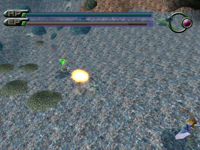 Screenshot of Seventh Cross: Evolution (Dreamcast, 1998) - MobyGames