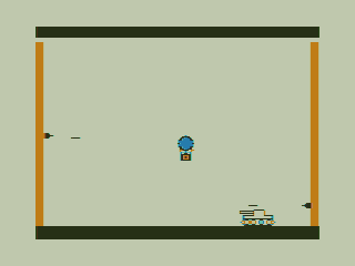 Screenshot of Balloon Attack (TRS-80 CoCo, 1983) - MobyGames