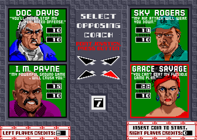 Screenshot of Cyberball 2072 (Arcade, 1989) - MobyGames