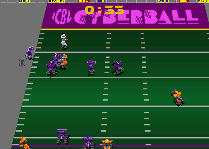 Screenshot of Cyberball 2072 (Arcade, 1989) - MobyGames