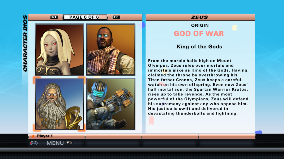 Screenshot of PlayStation All-Stars Battle Royale: God of War's Zeus ...