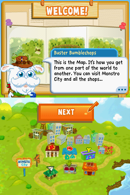 Screenshot of Moshi Monsters: Moshling Zoo (Nintendo DS, 2011) - MobyGames