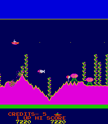 Screenshot of Battle of Atlantis (Arcade, 1981) - MobyGames