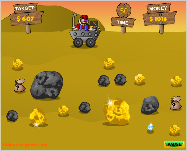 Screenshot of Super Miner (Browser, 2011) - MobyGames