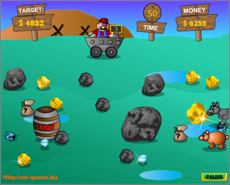 Screenshot of Super Miner (Browser, 2011) - MobyGames