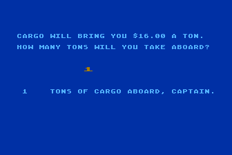 Screenshot of Clipper (Atari 8-bit, 1983) - MobyGames