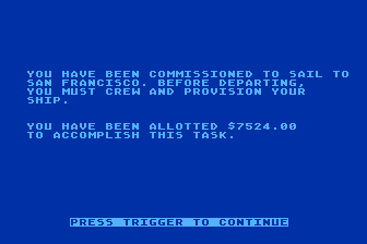 Screenshot of Clipper (Atari 8-bit, 1983) - MobyGames