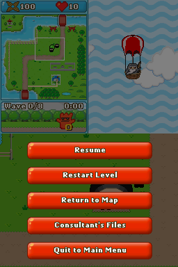 Screenshot of Ninjatown (Nintendo DS, 2008) - MobyGames