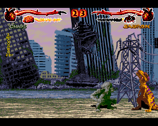 Screenshot of Primal Rage (Amiga, 1994) - MobyGames