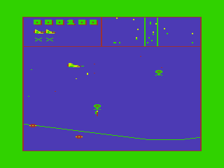 Screenshot of Flying Tigers (TRS-80 CoCo, 1983) - MobyGames