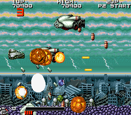 Screenshot of Bio-Ship Paladin (Arcade, 1990) - MobyGames