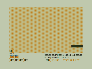 Screenshot of Crazy Painter (TRS-80 CoCo, 1982) - MobyGames