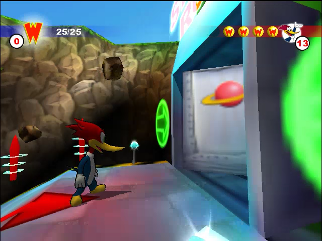 Screenshot of Woody Woodpecker: Escape from Buzz Buzzard Park (Windows ...