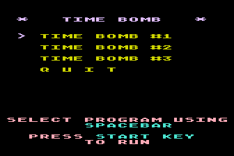 Time Bomb (1980) - MobyGames