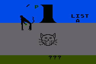 Screenshot of Monkey See, Monkey Spell (Atari 8-bit, 1983) - MobyGames